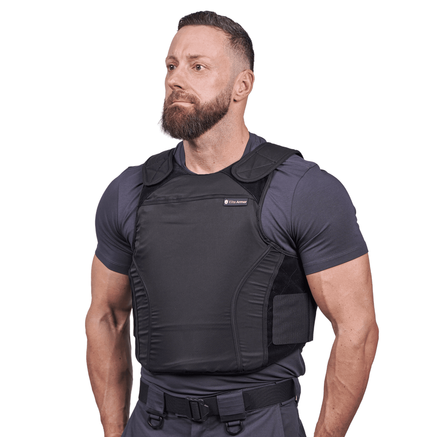 Skottsäkra och sticksäkra västar – säkerhetsutrustning | Elite Armor®
